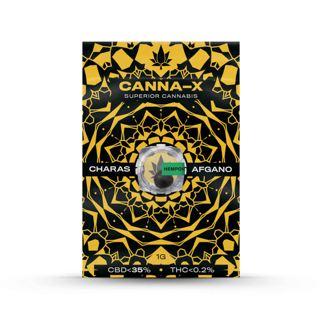 CANNA-X Charas Nero Afgano CBD 35% - 1γρ. - Hempoilshop®